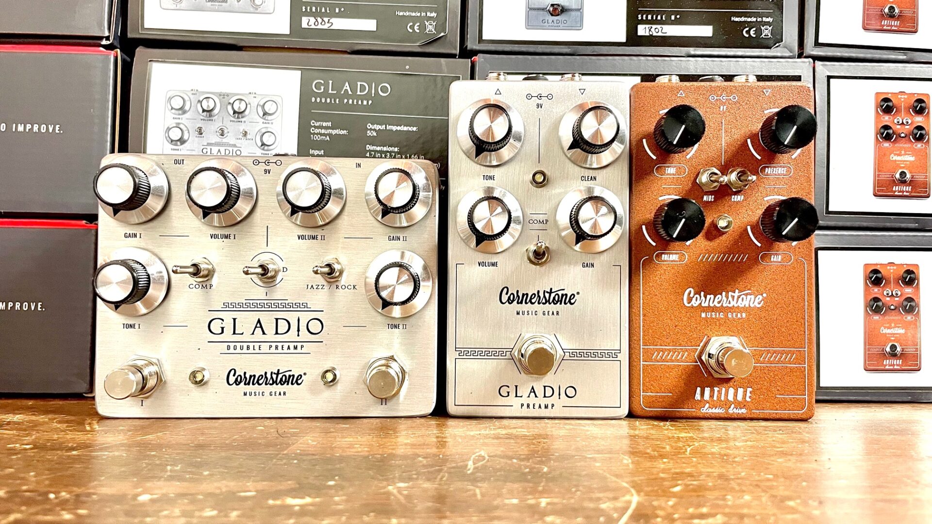 Cornerstone GLADIO, GLADIO SC, ANTIQUEが7ヶ月ぶりに入荷！ | TONE BLUE