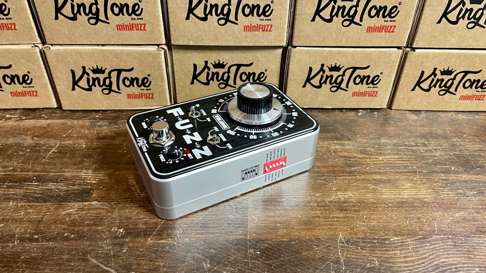 KingTone miniFUZZ V2 Black Panel 再入荷！ | TONE BLUE